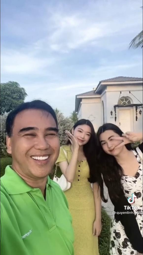 Quyền Linh bắt trend cùng hai ái nữ, clip chất lượng thấp nhưng nhan ...