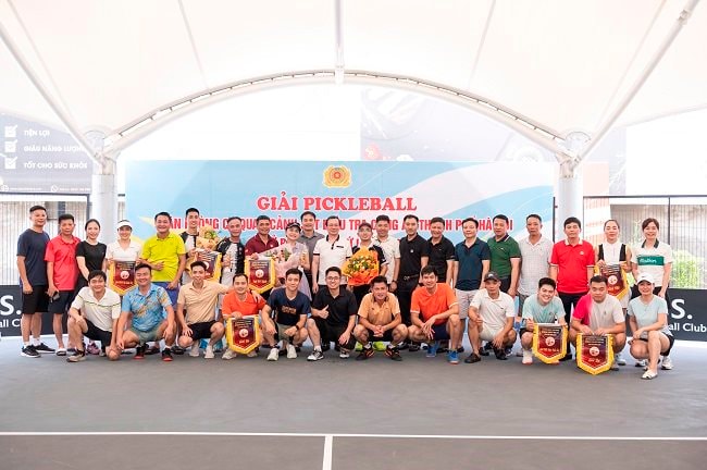 Tưng bừng Giải Pickleball Văn phòng Cơ quan Cảnh sát điều tra TP. Hà Nội