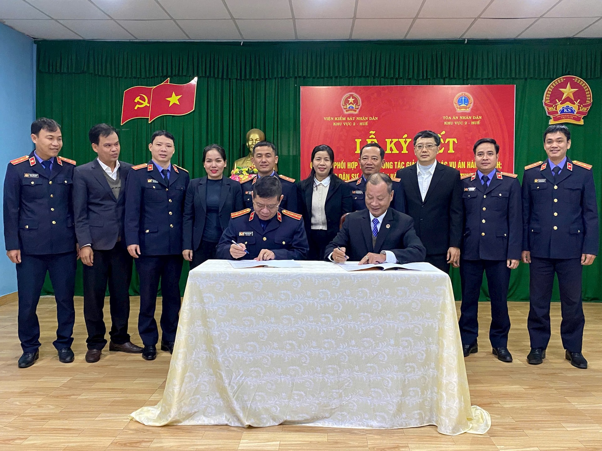 TAND và VKSND Khu vực 2 – Huế ký kết Quy chế phối hợp, nâng cao hiệu ...