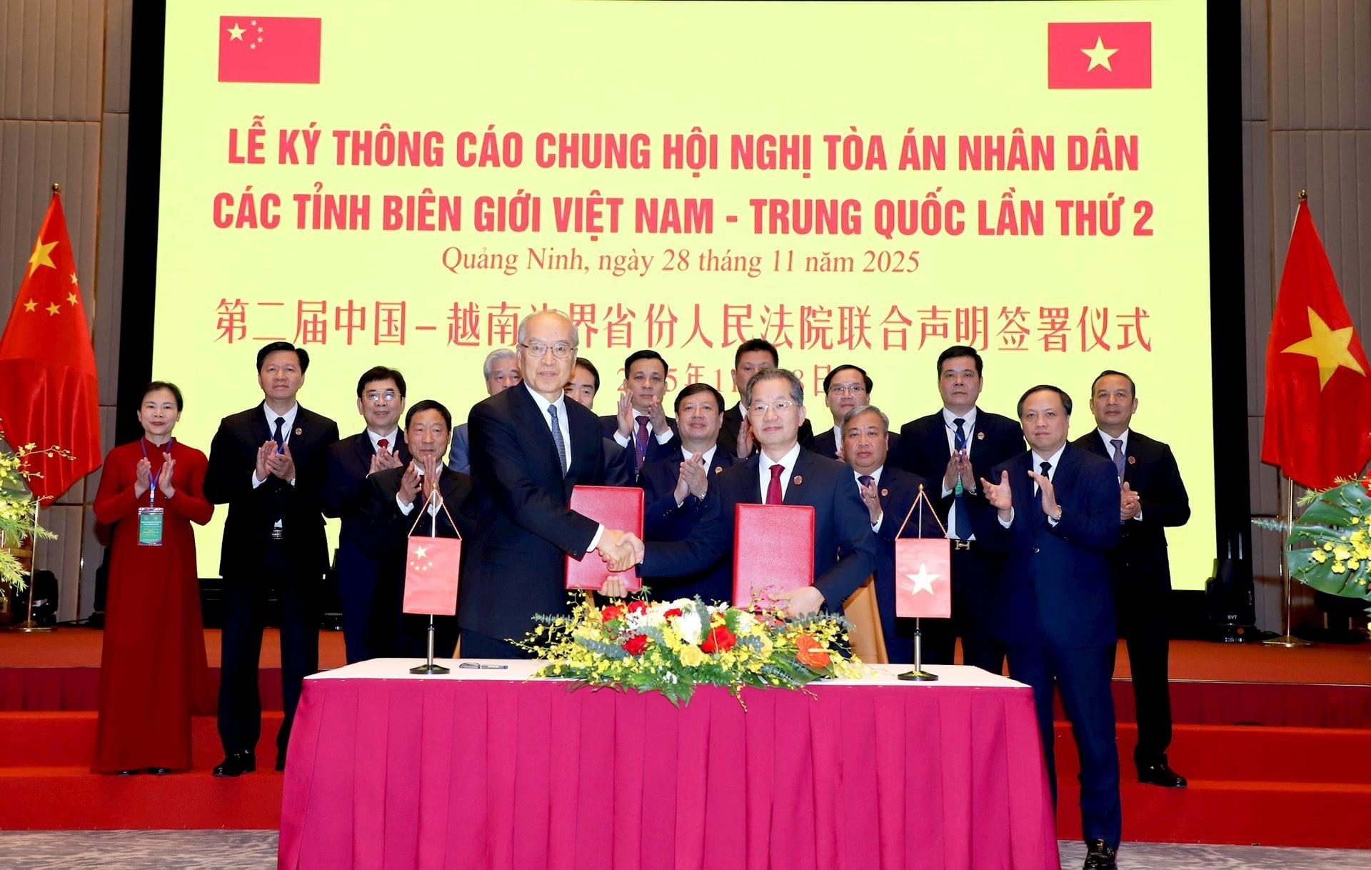 Chùm ảnh Hội nghị Tòa án nhân dân các tỉnh biên giới Việt Nam - Trung ...