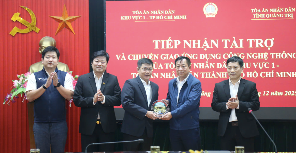 TAND tỉnh Quảng Trị: Tiếp nhận tài trợ và chuyển giao ứng dụng CNTT ...