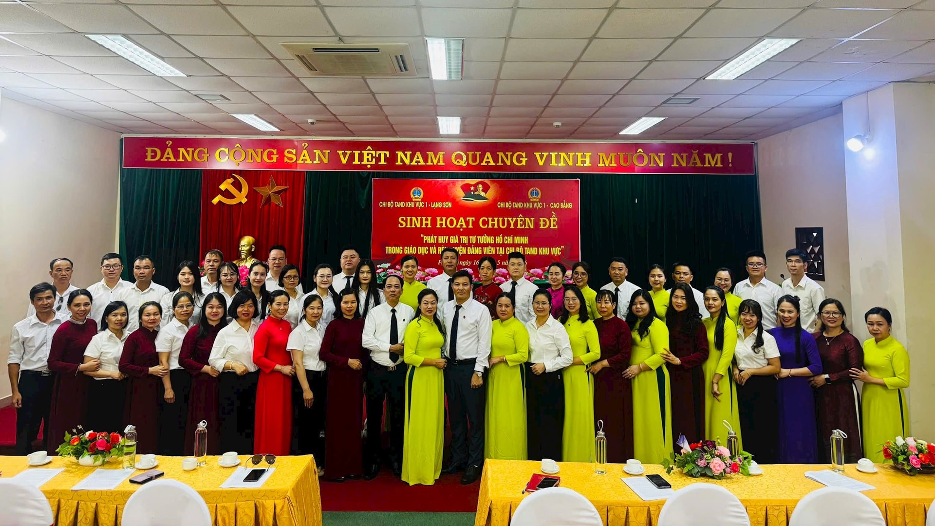 TAND khu vực 1 - Cao Bằng và Lạng Sơn đẩy mạnh học tập và làm theo Bác