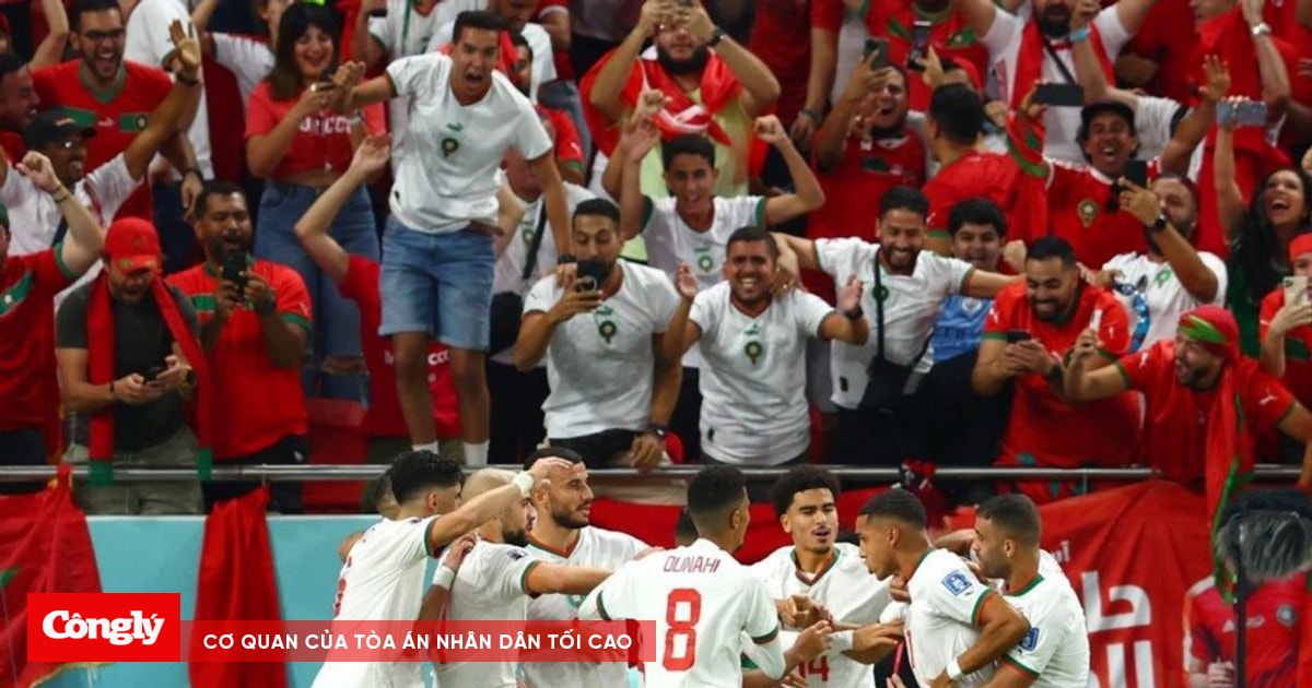 Morocco bất ngờ đánh bại Bỉ