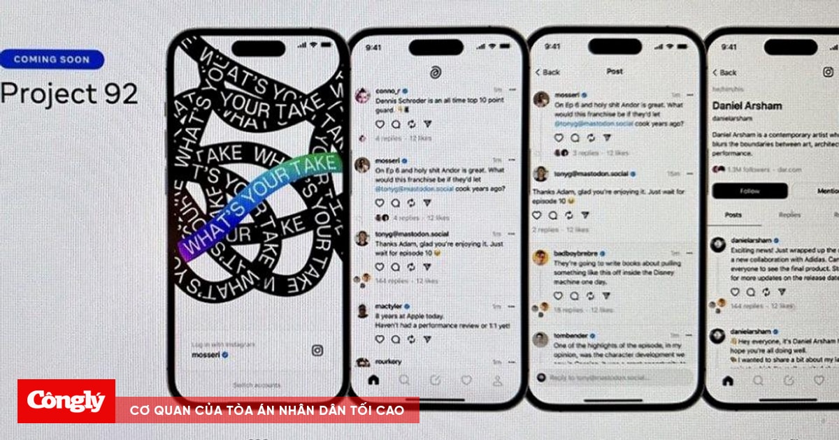 Meta phát triển ứng dụng mới đối đầu Twitter