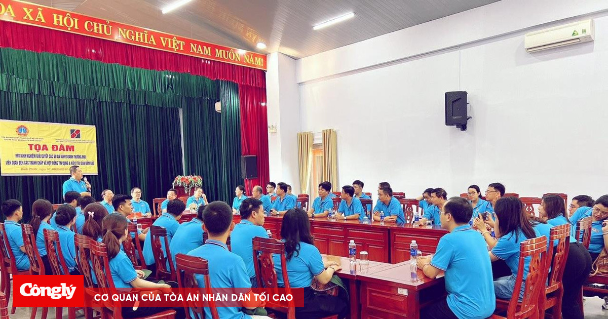 TAND huyện Bình Chánh tổ chức tọa đàm rút kinh nghiệm xét xử