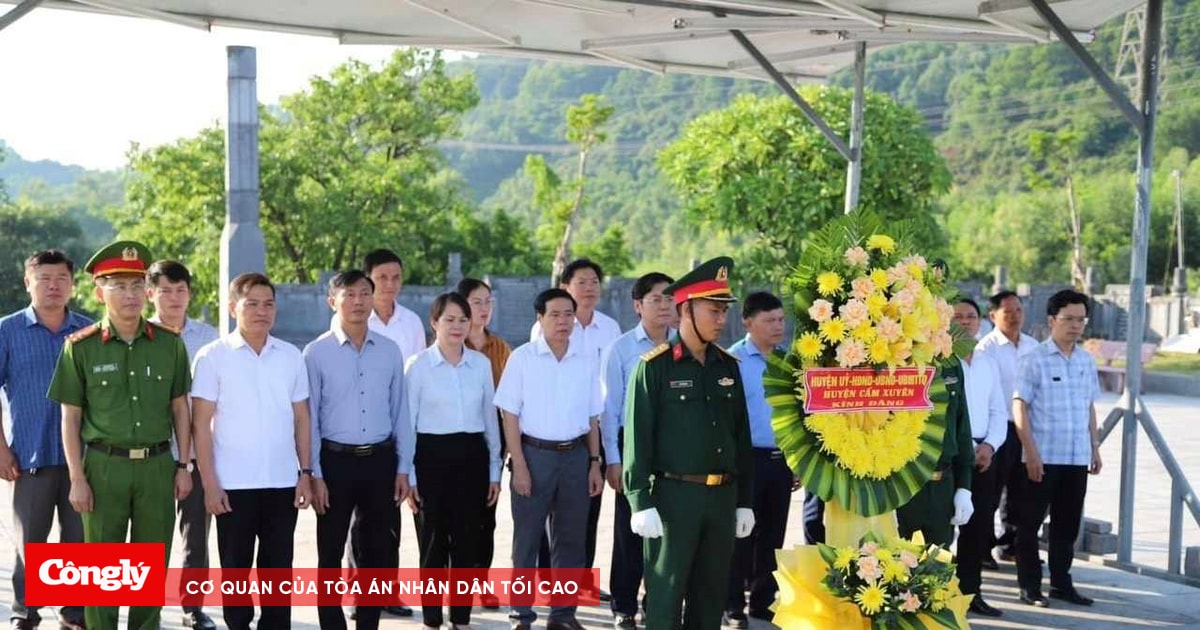 Dâng hương tưởng niệm 82 năm ngày mất cố Tổng Bí thư Hà Huy Tập