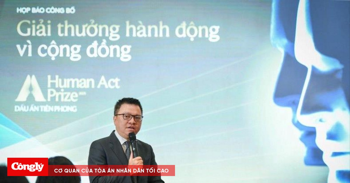 Công bố giải thưởng hành động vì cộng đồng 2023 với chủ đề “Dấu ấn tiên ...
