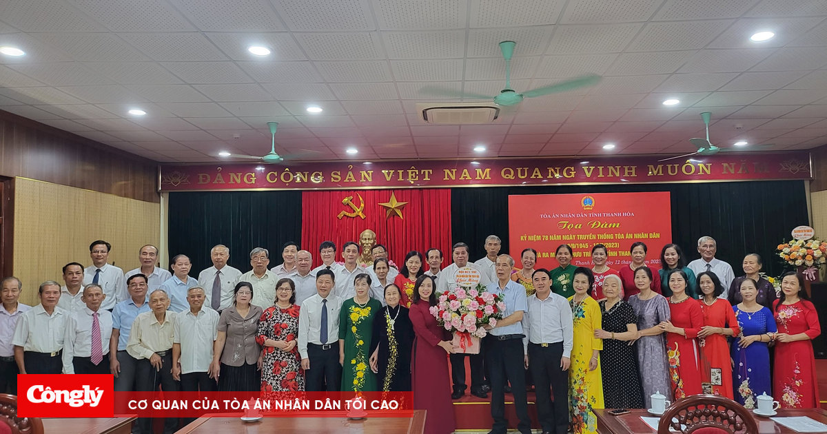 Thanh Hóa tổ chức tọa đàm kỷ niệm 78 năm Ngày truyền thống TAND