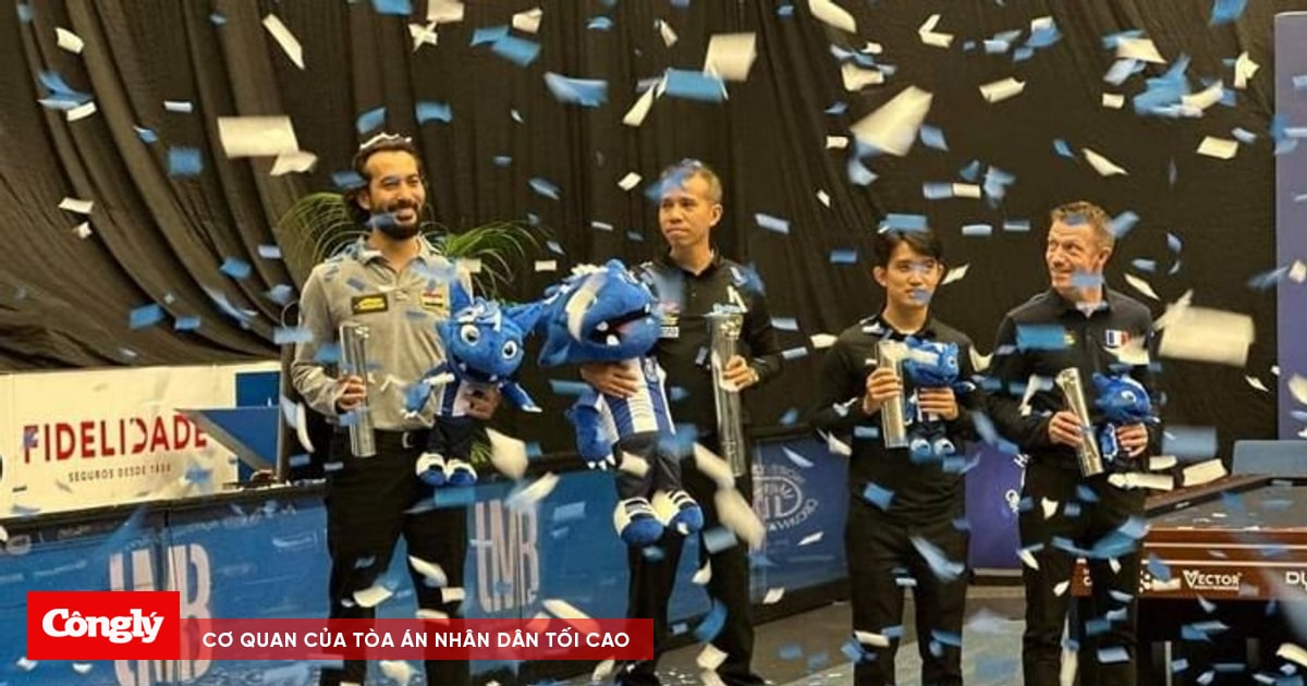 Trần Quyết Chiến vô địch World Cup carom 3 băng
