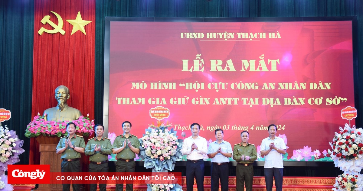 Ra mắt mô hình về giữ gìn an ninh trật tự