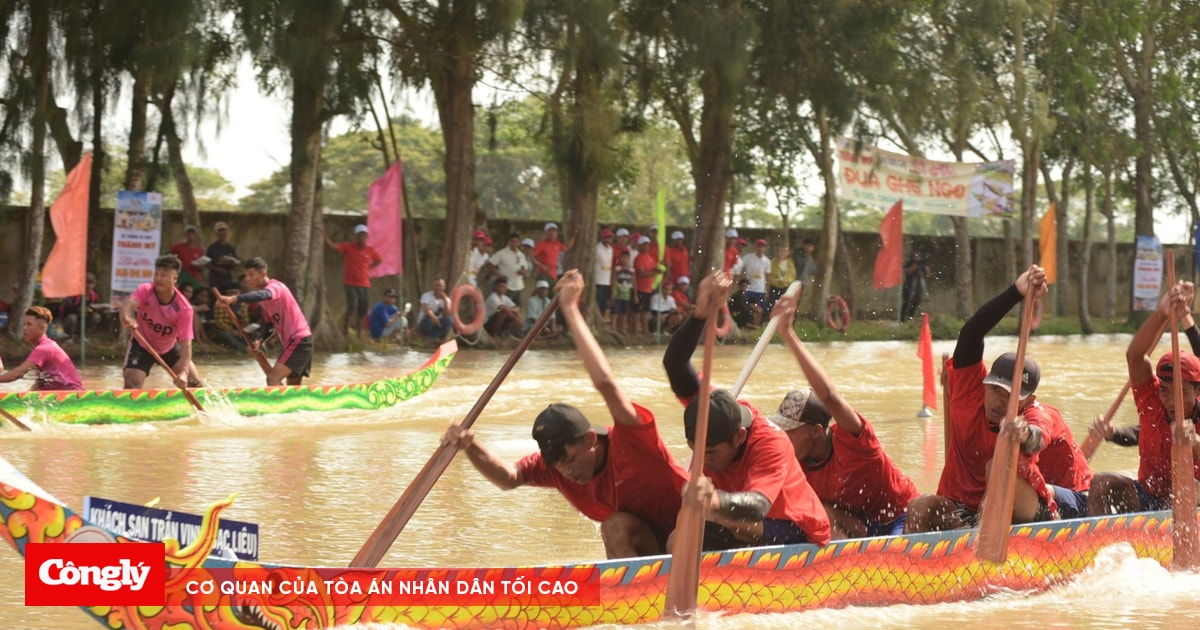 Sôi nổi giải đua ghe ngo mini chào mừng Tết Chôl Chnăm Thmây năm 2024