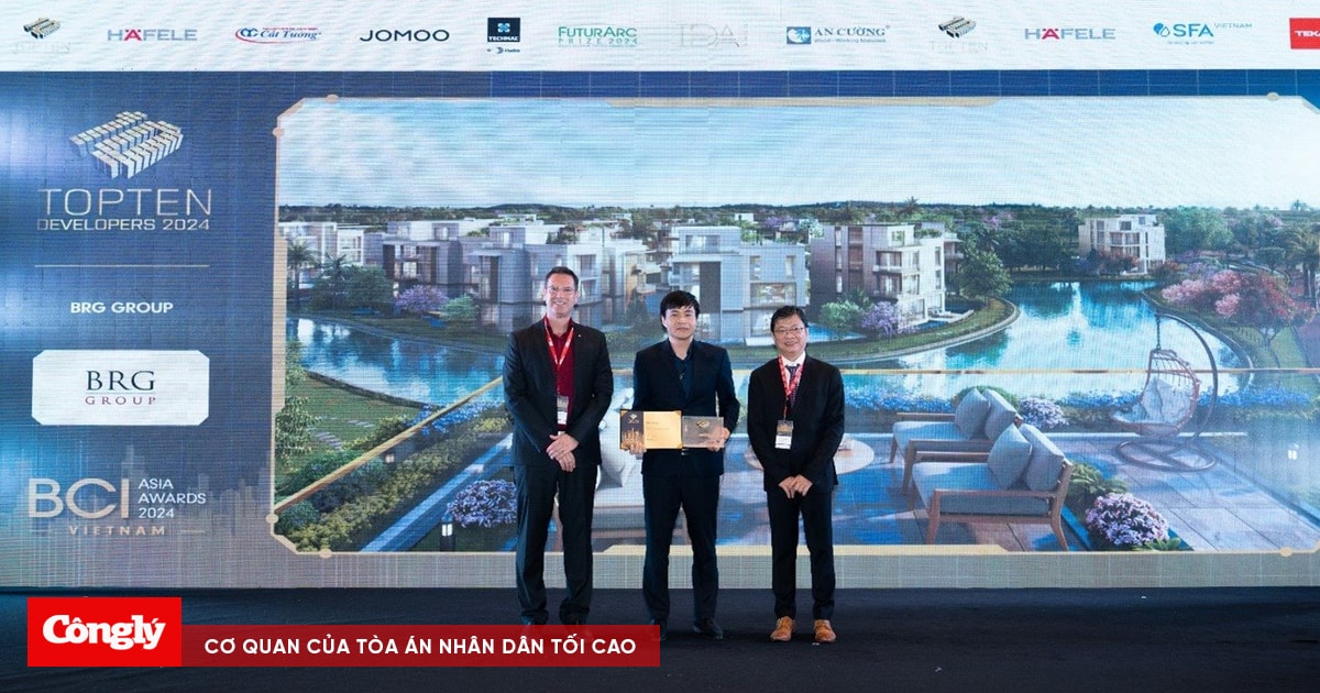 Tập đoàn BRG tiếp tục được tôn vinh “Top 10 công ty Chủ đầu tư hàng đầu”