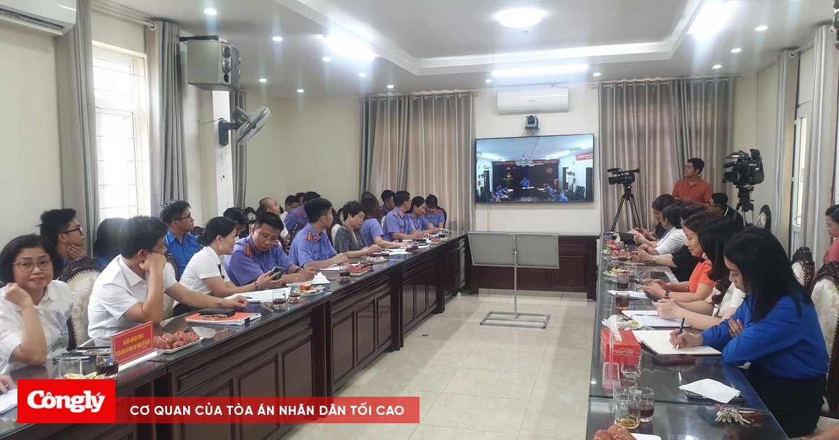 TAND huyện Đông Anh mở phiên tòa trực tuyến rút kinh nghiệm