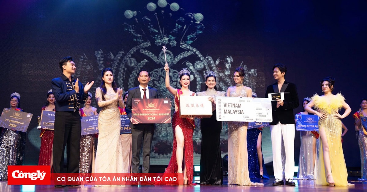 Jennifer Ly đăng quang Hoa hậu Doanh nhân Quốc tế 2024
