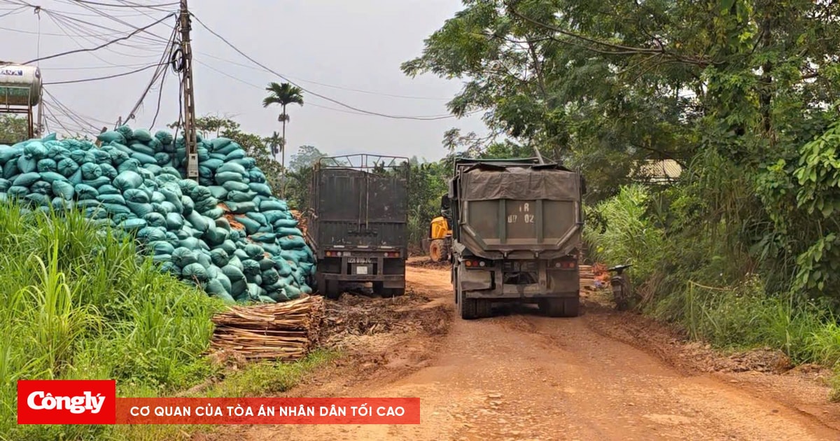 Hàm Yên (Tuyên Quang): Dân khổ sở vì dàn xe chở cát sỏi quần thảo tỉnh ...