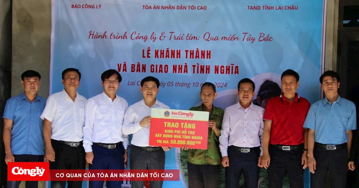 "Công Lý và Trái Tim" đến với bà con vùng cao Lai Châu