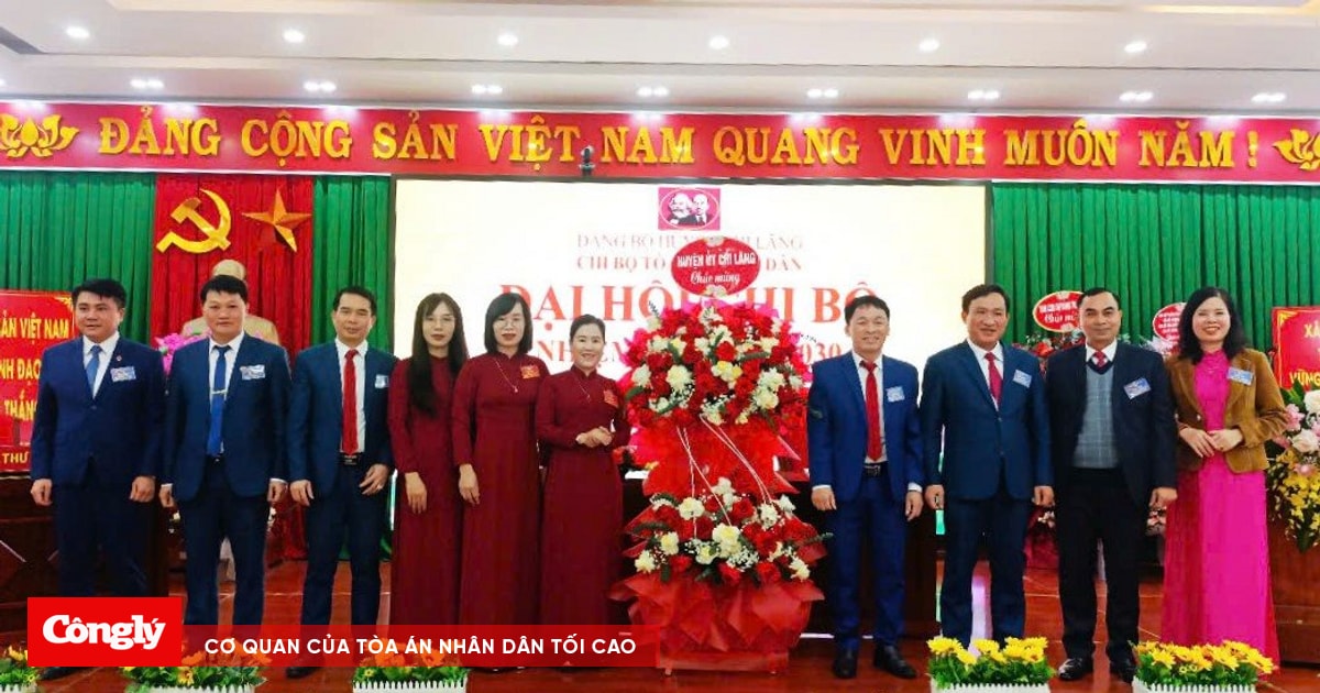 Tổ chức thành công Đại hội điểm Chi bộ TAND huyện Chi Lăng