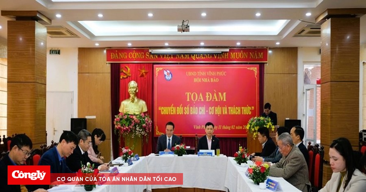 Vĩnh Phúc: Tọa đàm “Chuyển đổi số báo chí - Cơ hội và thách thức”