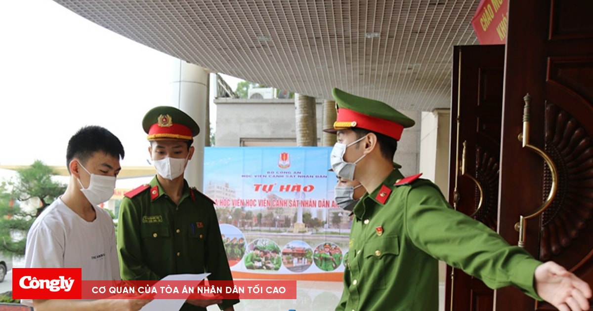 Thí sinh thi trường Công an nộp hồ sơ dự tuyển ở đâu khi bỏ Công an cấp ...