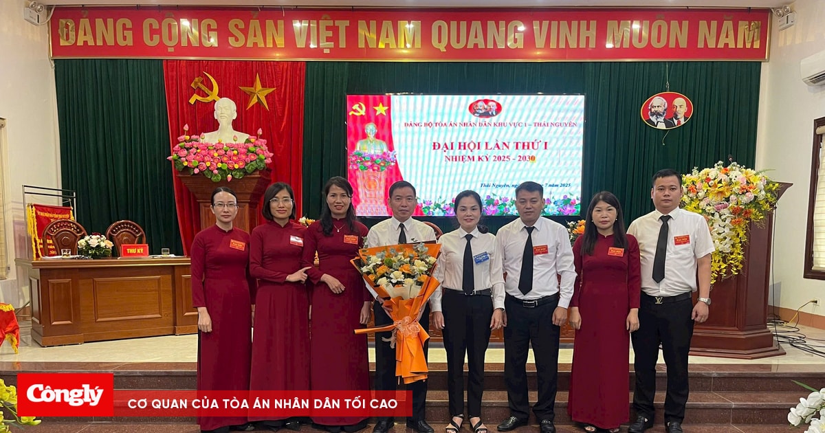 TAND khu vực 1 - Thái Nguyên tổ chức thành công Đại hội Đảng bộ lần thứ I