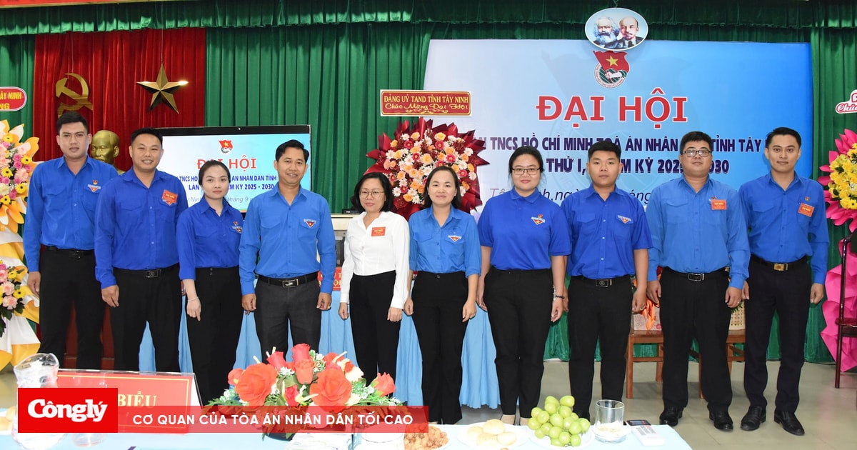 Đại hội Đoàn Thanh niên TAND tỉnh Tây Ninh thành công tốt đẹp