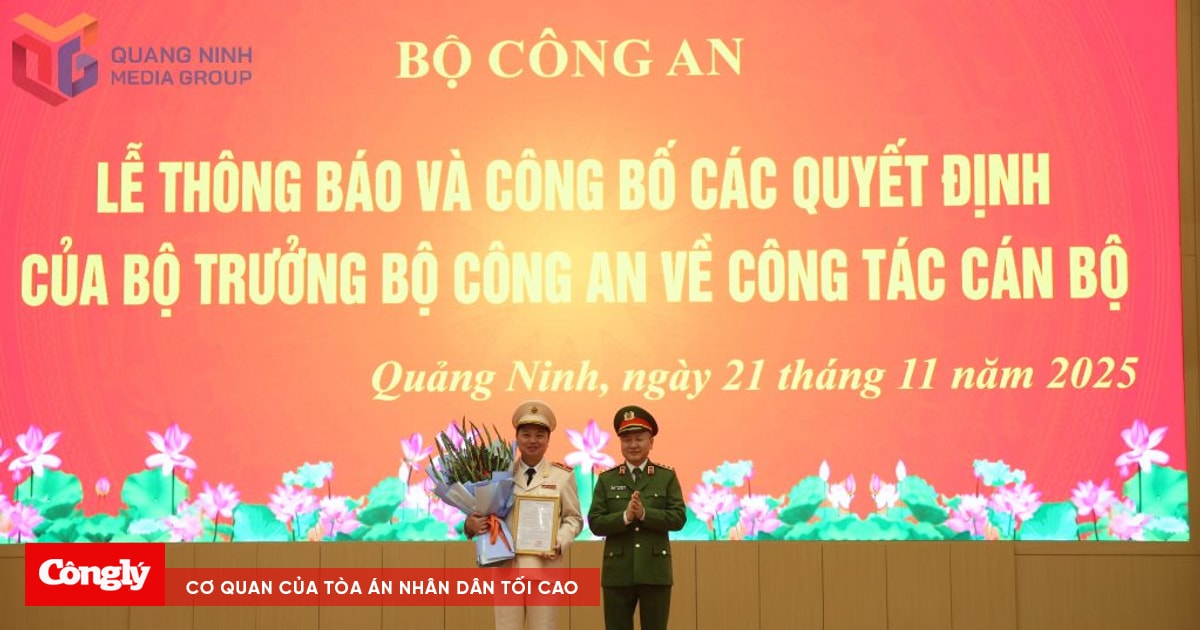 Thiếu tướng Nguyễn Tiến Trung làm Giám đốc Công an tỉnh Quảng Ninh