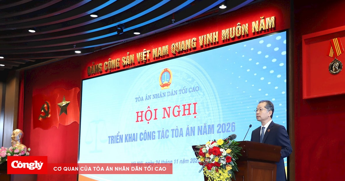 Khai mạc Hội nghị triển khai công tác Tòa án năm 2026