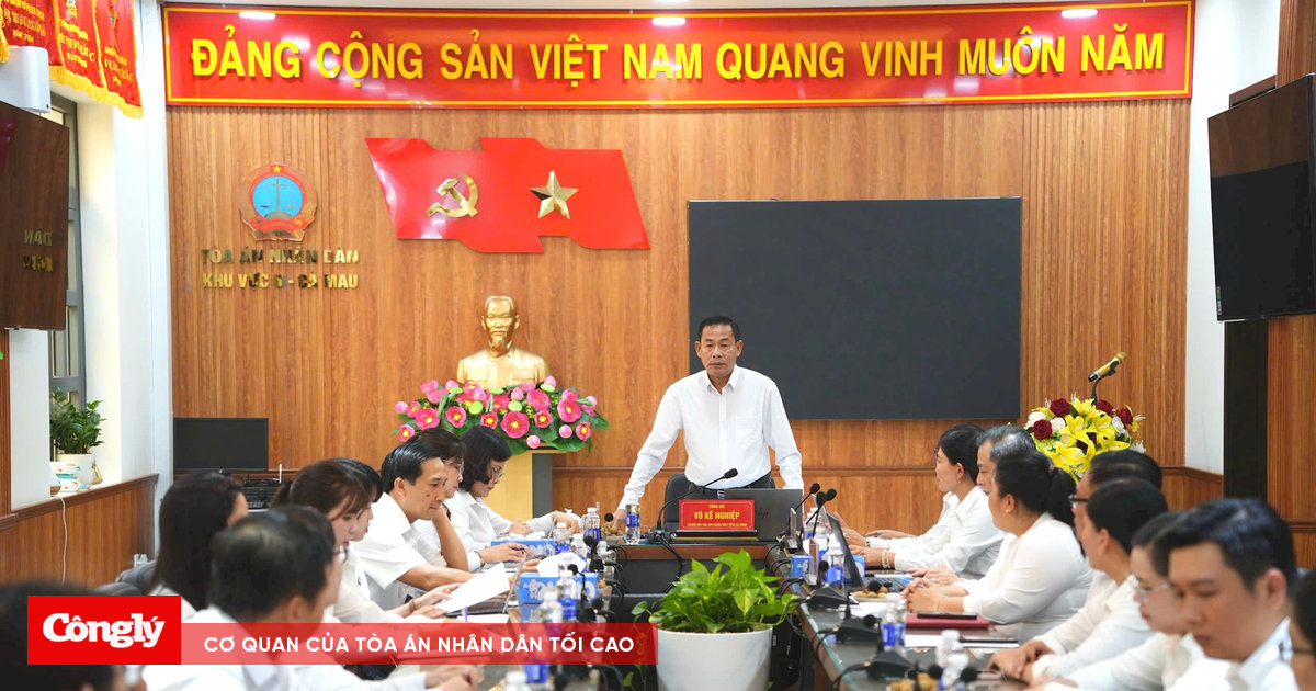 TAND khu vực 6 – Cà Mau phấn đấu hoàn thành xuất sắc nhiệm vụ