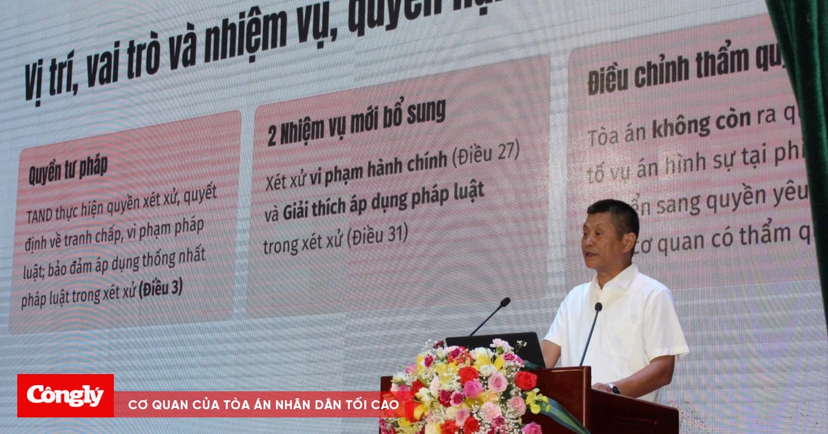 TAND tỉnh Lào Cai tập huấn nghiệp vụ cho Hội thẩm nhân dân