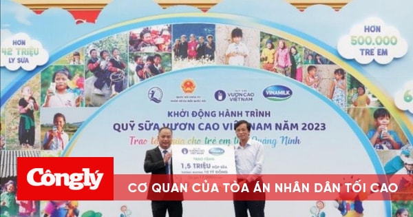 Vinamilk & Quỹ sữa Vươn cao Việt Nam khởi động hành trình thứ 16 tại Quảng Ninh