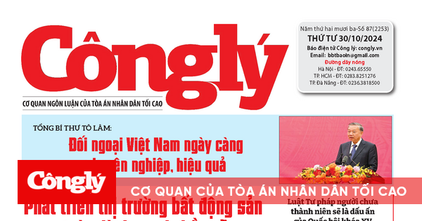 Báo Công lý số 87